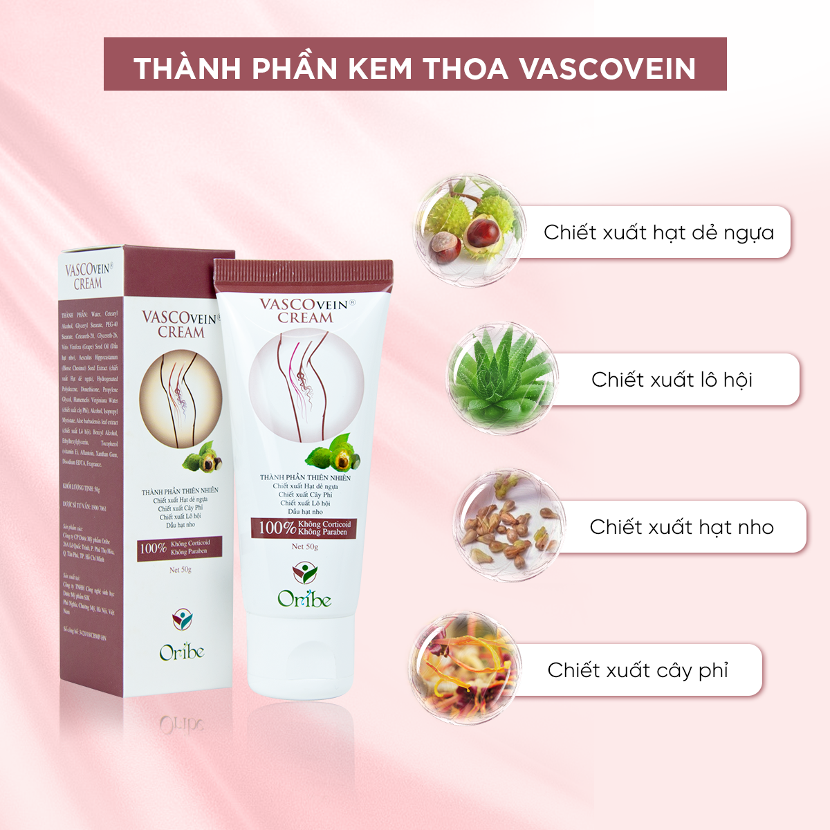 Pills and cream for varicose veins, reducing pain and fatigue due to ...