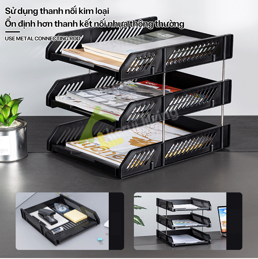 Kwai neat file shelf, convenient office document shelf, file storage ...