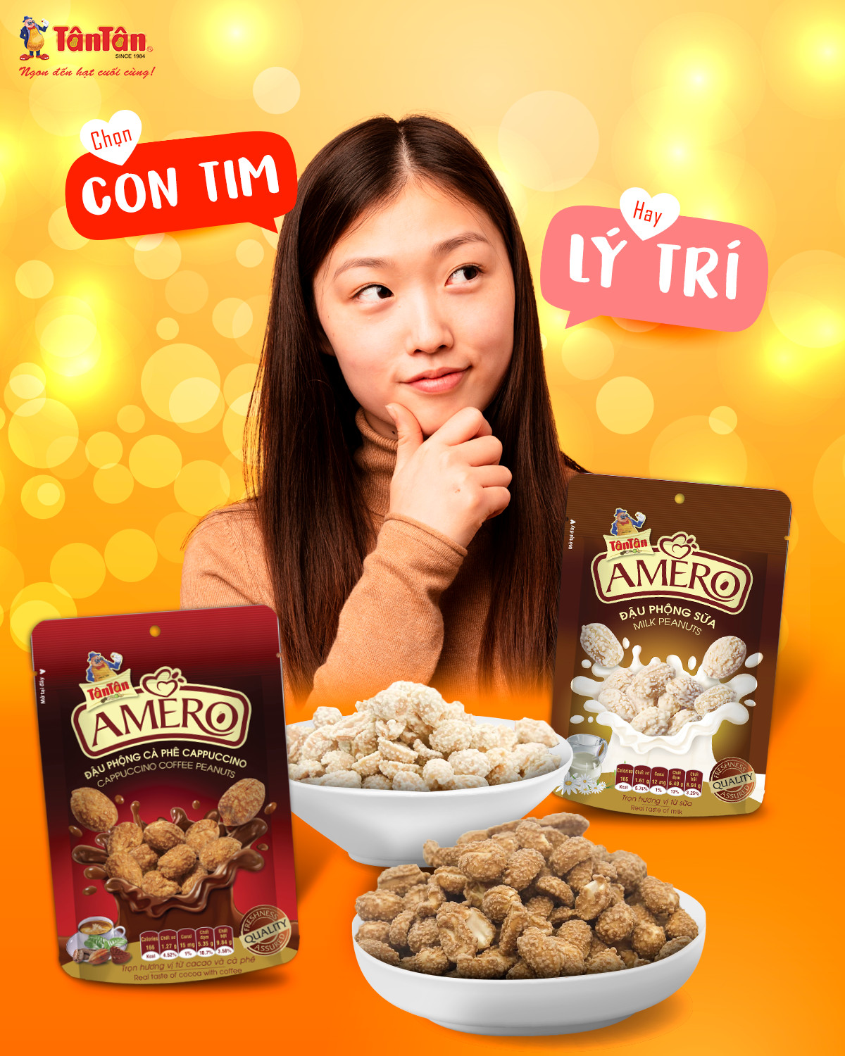 Tan Tan Amero Cappucino Peanuts - String of 10 Packs of 35g - Passion ...