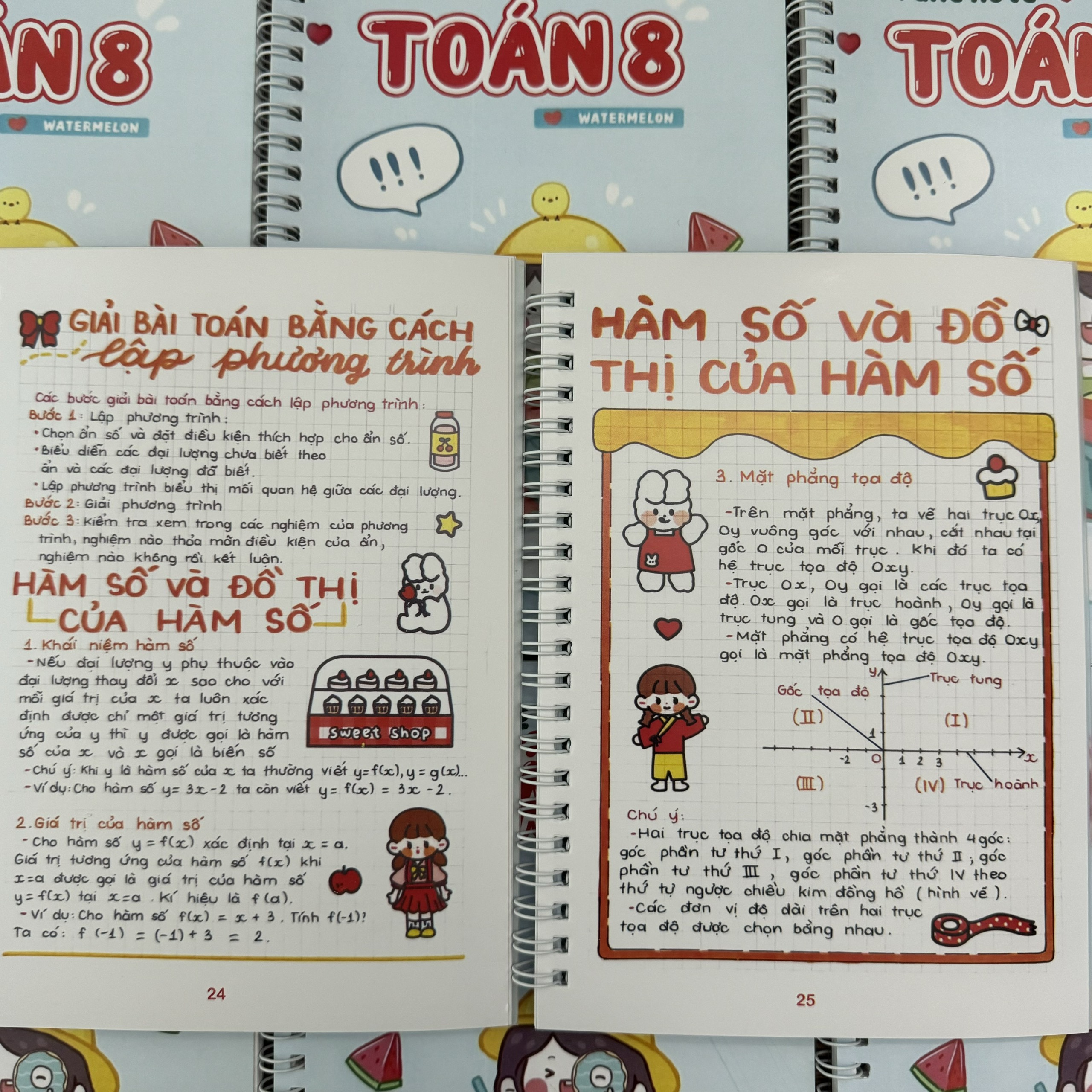 Complete set of Takenote notebooks for grade 8 (paper size A5) | Shopee ...