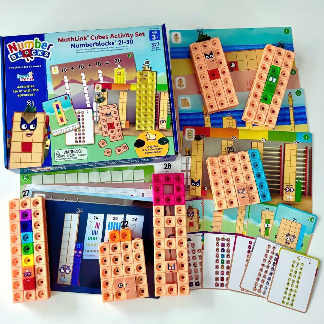 [American Imports] Mathlink Cubes Numberblocks 21 - 30 Activity Set | Shopee Malaysia