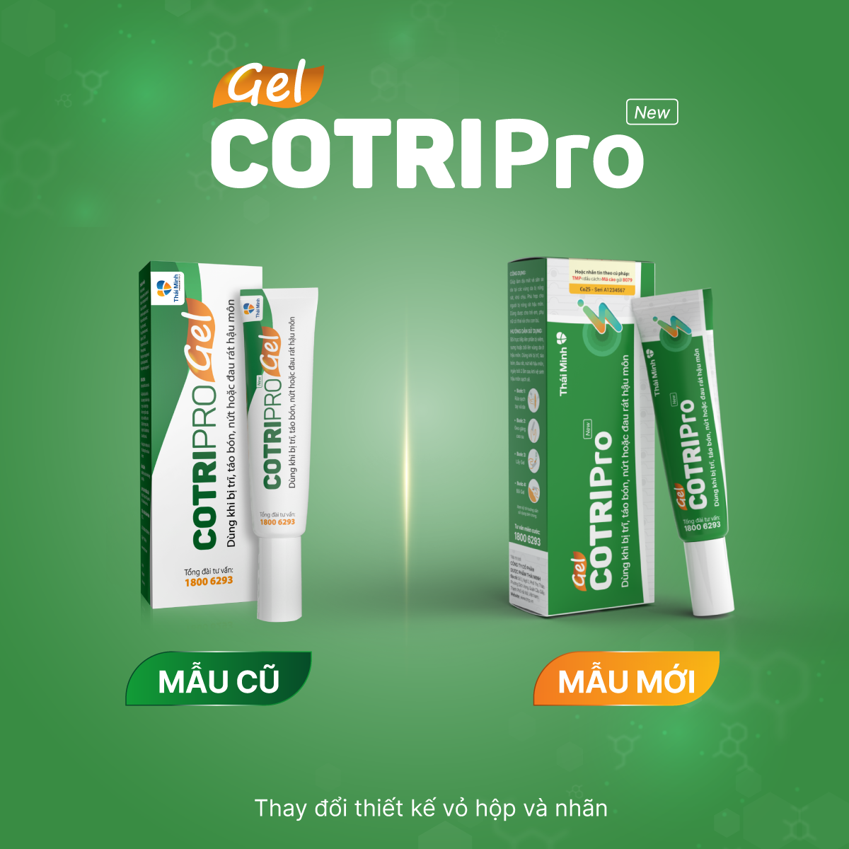 [Combo Topical Gel + Pills] - CotriPro Thai Minh Vien & Gel - Used for ...