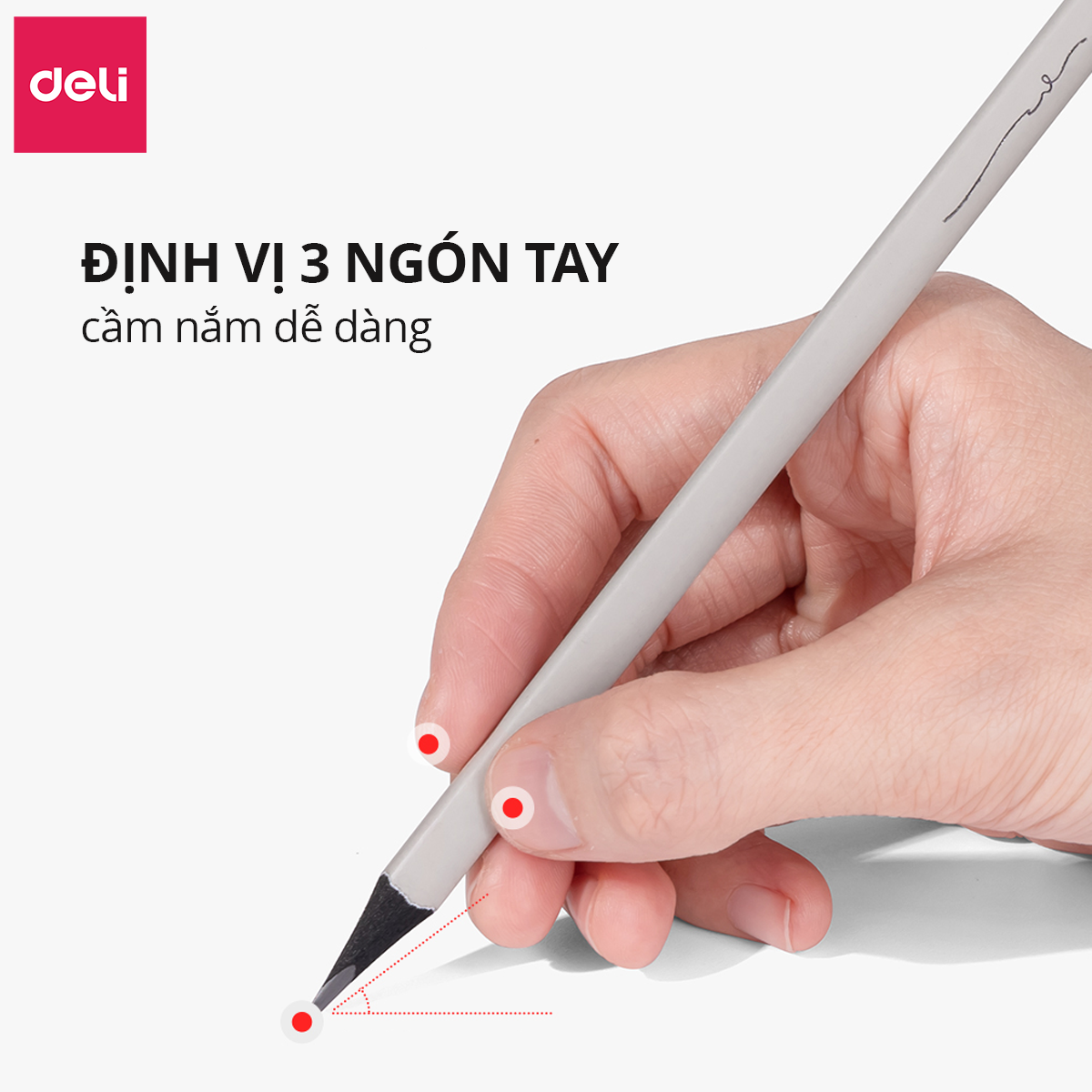 Pencil 2B HB Wood Nusign Deli High Quality Black Core Dark Pencil ...