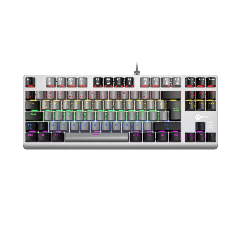 Lecoo GK304 Wired Mechanical Gaming Keyboard, Genuine TAH Techplus Full ...