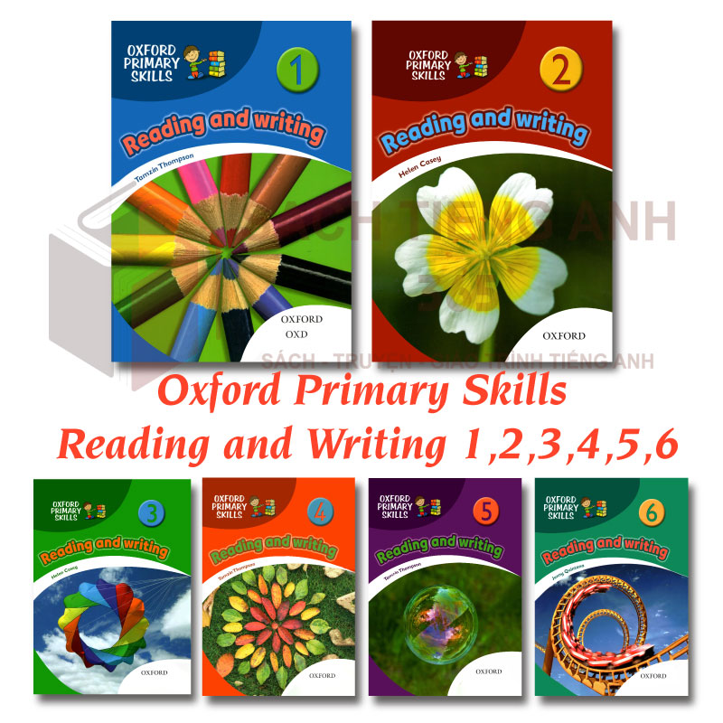 Primary Skills Reading and Writing Book - 1,2,3,4,5,6 - A4 size color ...