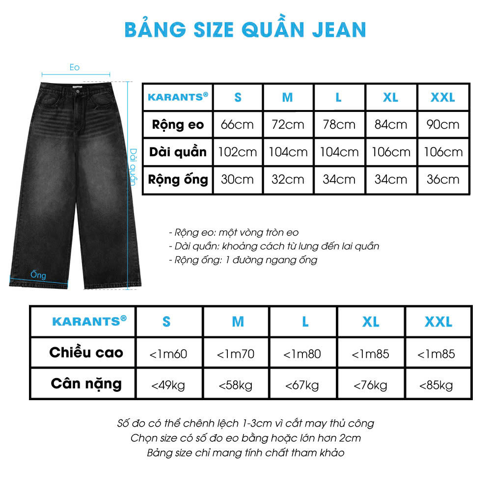 Y2k Karants Local Brand Wide Leg Streetwear Hot Trend Jeans - KQ14 ...