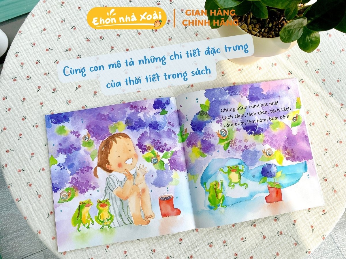 Ehon book for children 1-3 years old - Walking in the rain | Shopee ...