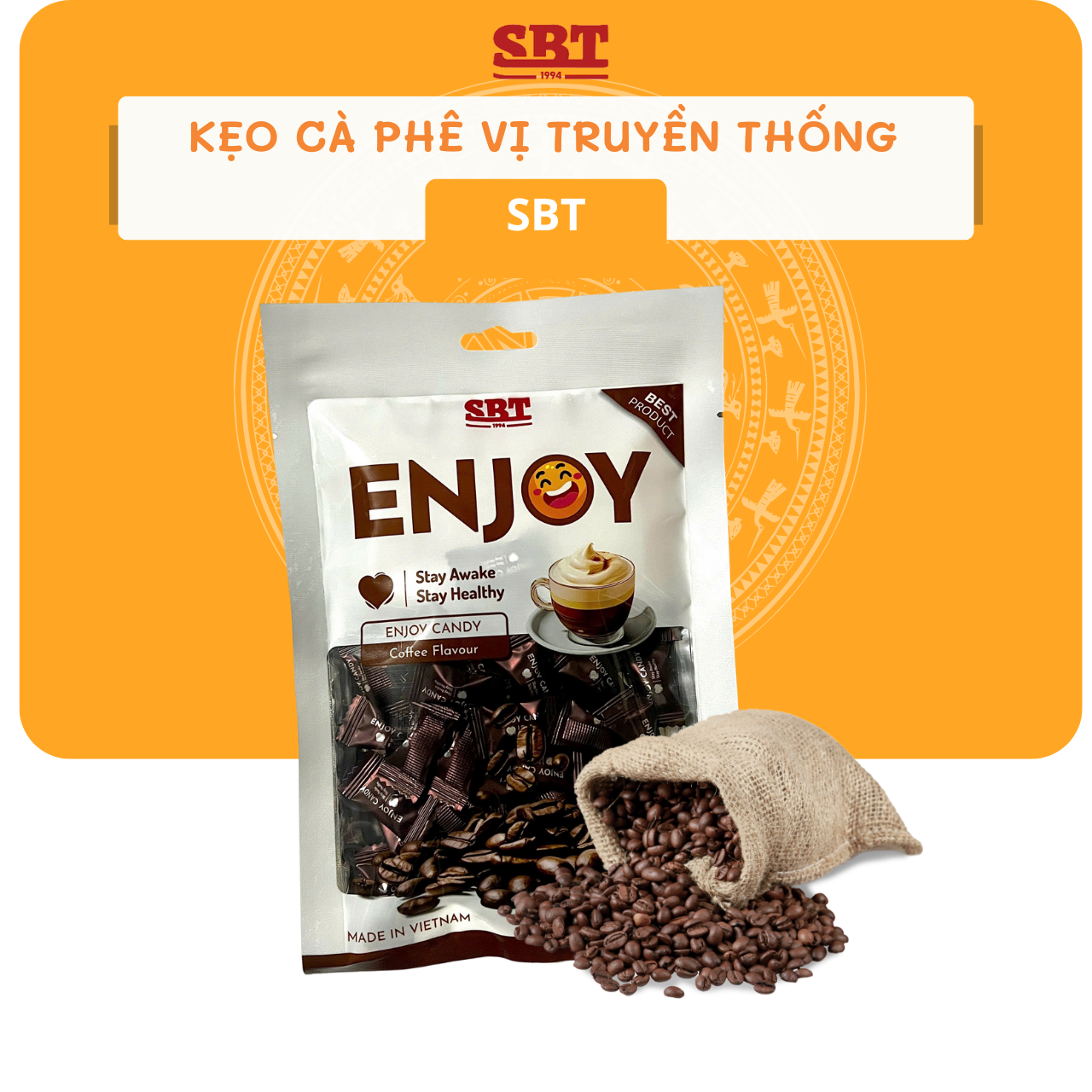 Energy DICE Enjoy Sugar-Free Coffee Candy - 38g Bag - SBT Brand ...