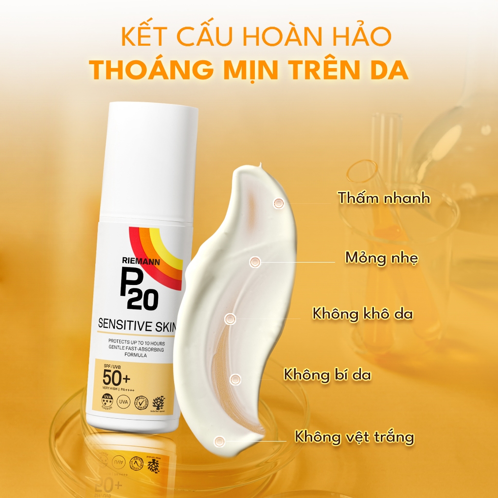 Riemann P20 Sensitive Skin Broad Spectrum Sunscreen 100ml | Shopee Malaysia