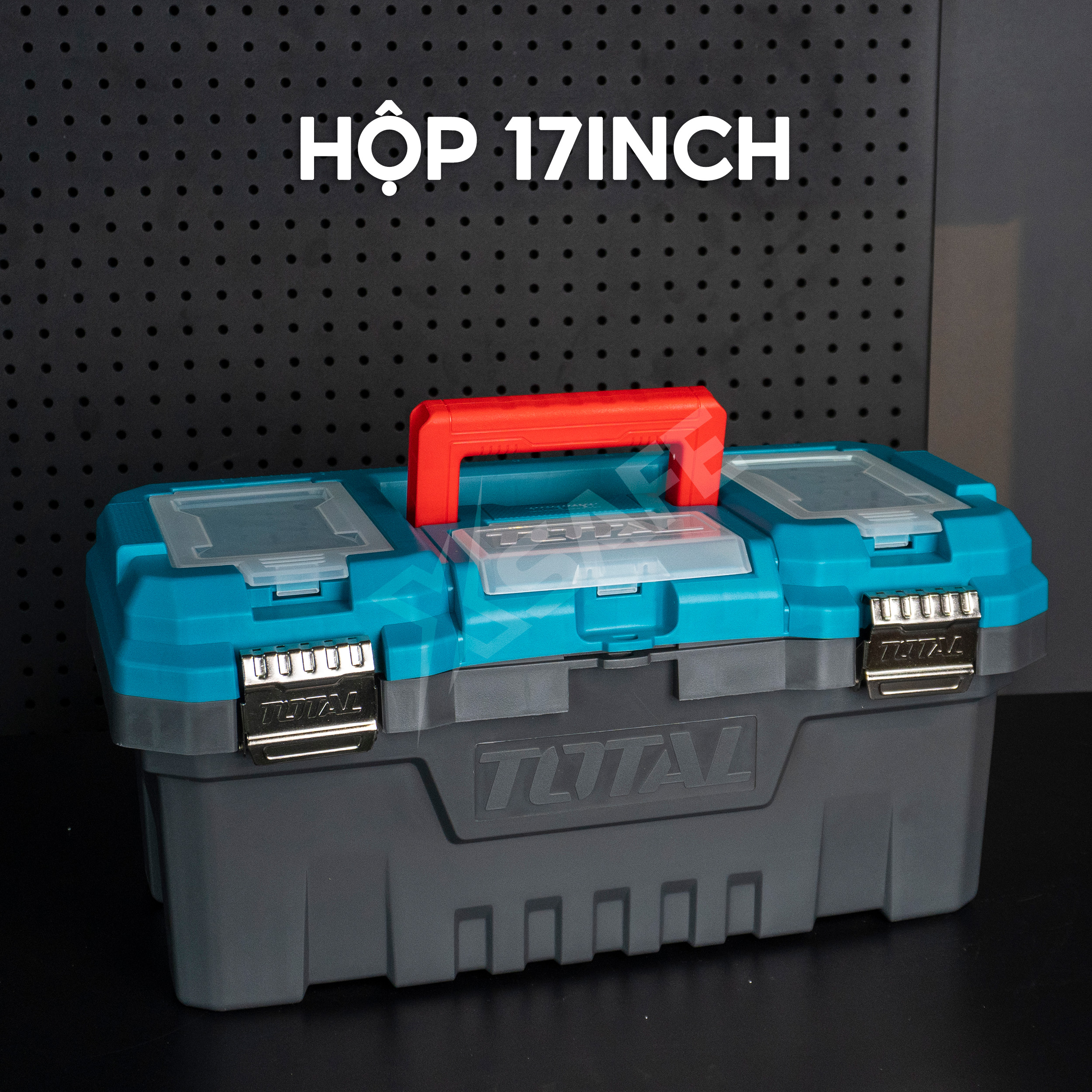 Total 13-20inch multi-purpose tool box PP plastic box for storing heavy ...
