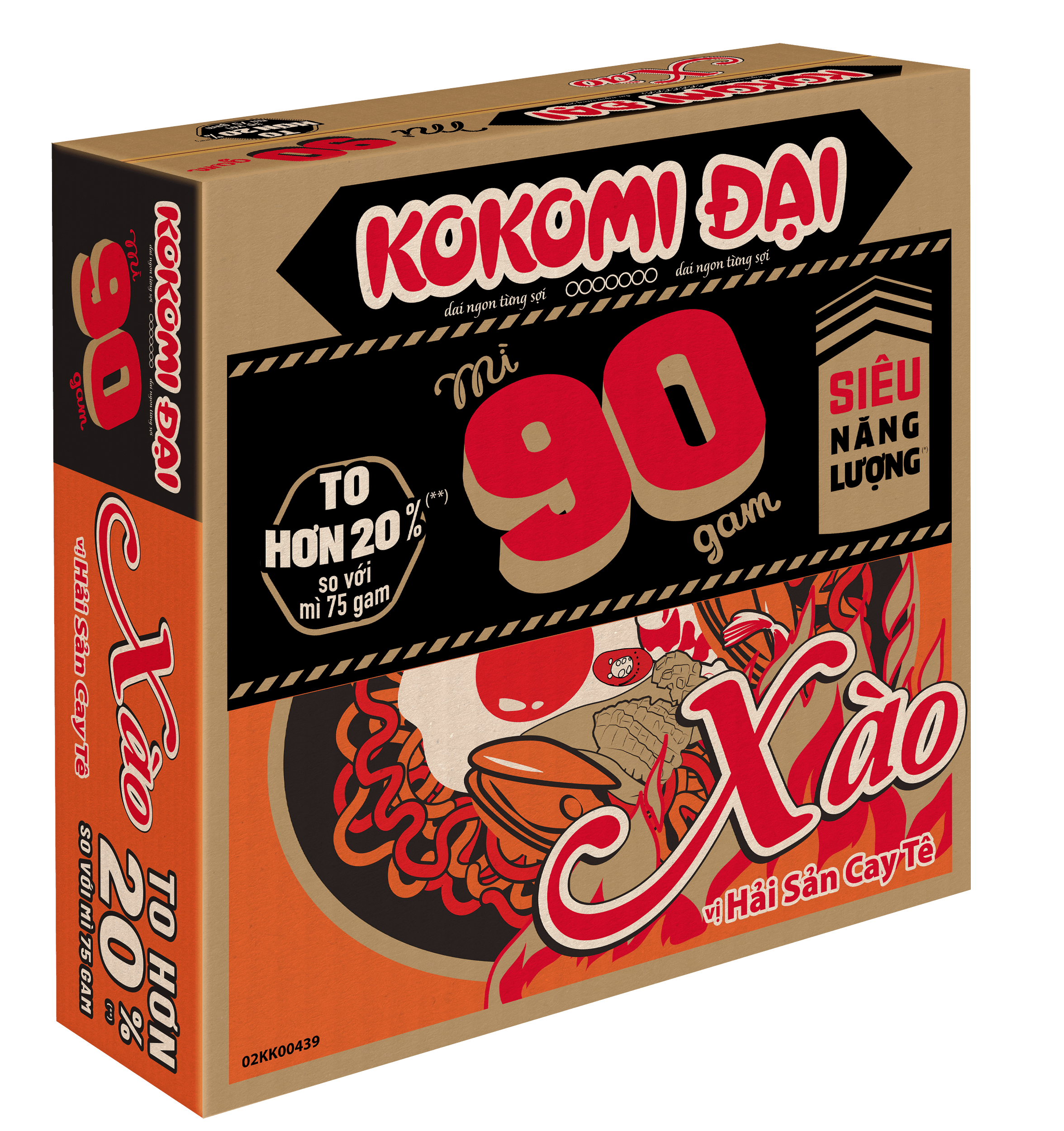 Kokomi Dai Stir-Fried Noodles 90 Spicy Seafood Flavors box 30 packs x 95gr | Shopee Malaysia