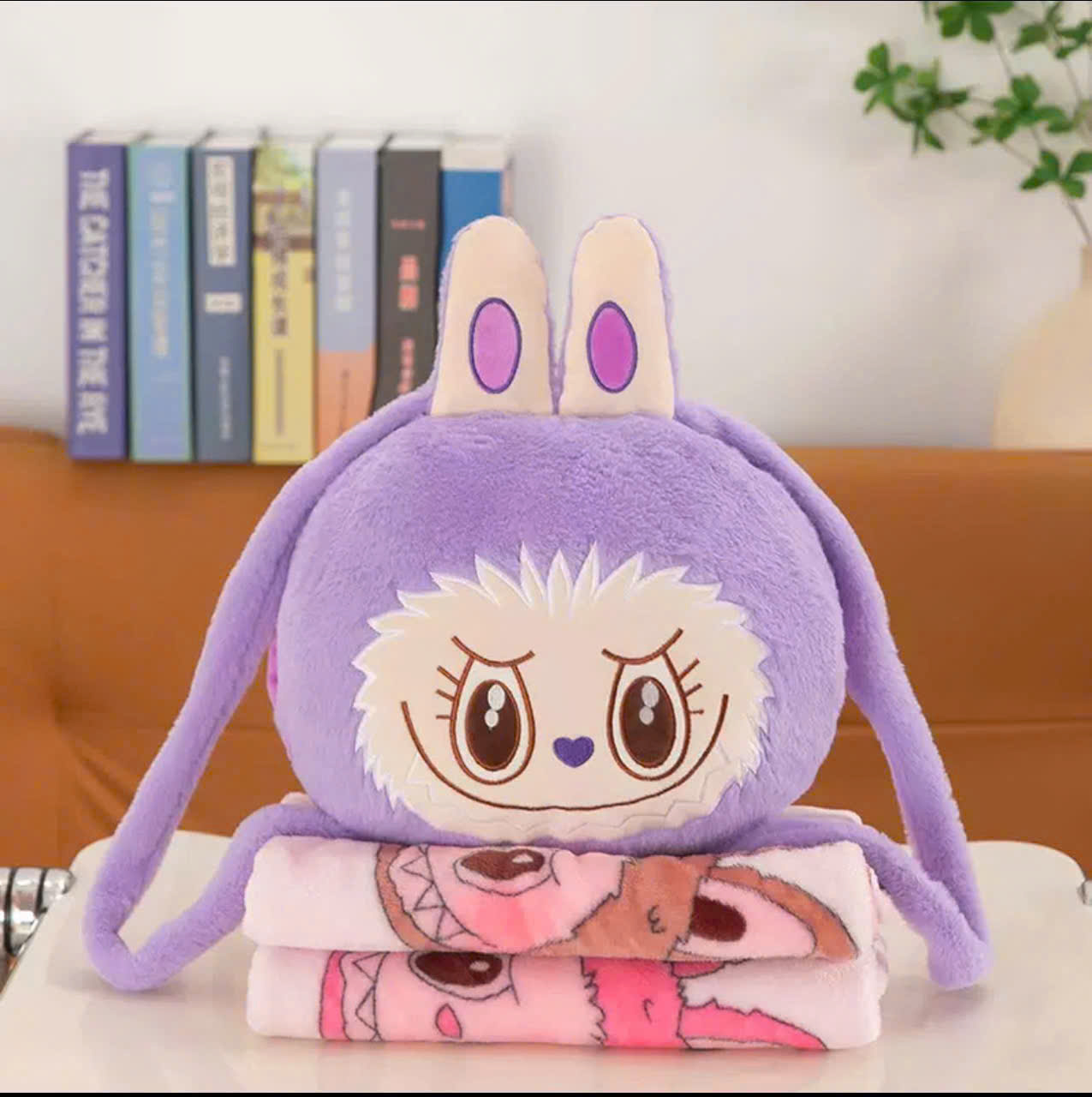 Labubu Fhome blanket and pillow set | Shopee Malaysia
