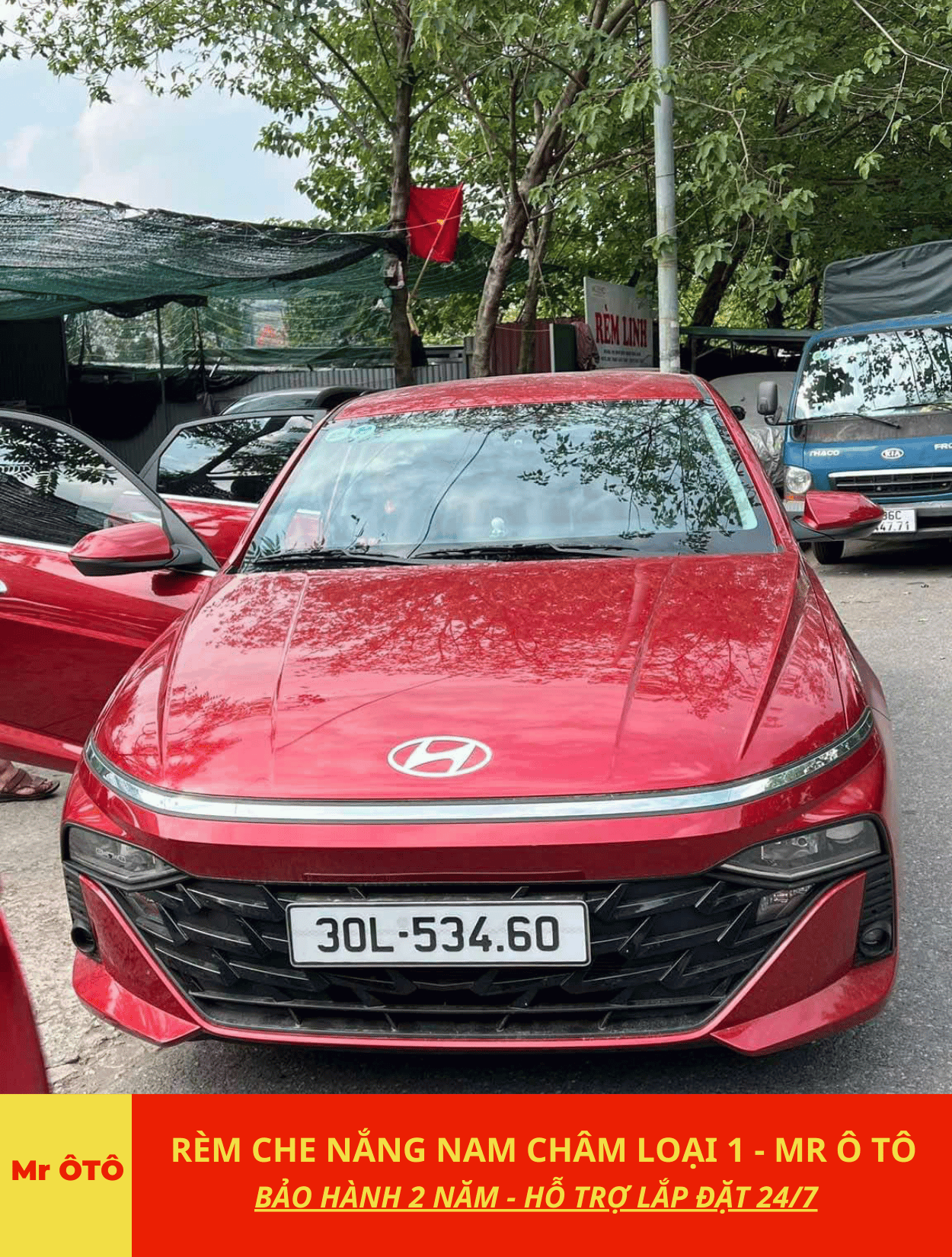 Sun Curtain for HYUNDAI ACCENT 2024-2025 ALL NEW Type 1 MR CAR Anti-Ray, UV Ultraviolet Rays ...