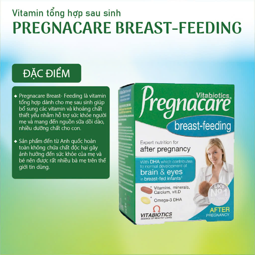 Multivitamins for Pregnant Mothers After Giving Birth Pregnacare Breast ...