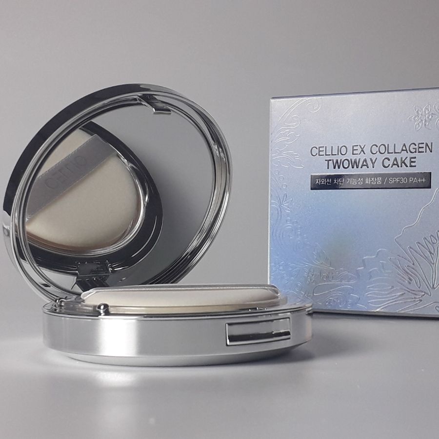 Cellio EX COLLAGEN TWOWAY CAKE Makeup Powder (1 core included) - Dr ...