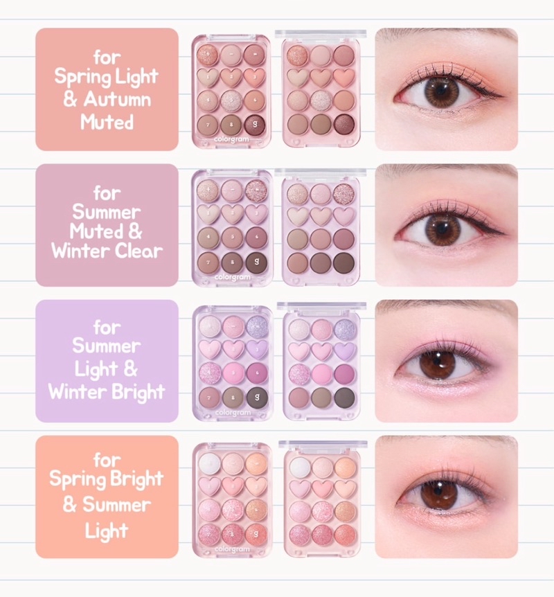 (COLORGRAM) Colorgram 12-color Eyeshadow Pin Pont Eyeshadow Palette (9 ...