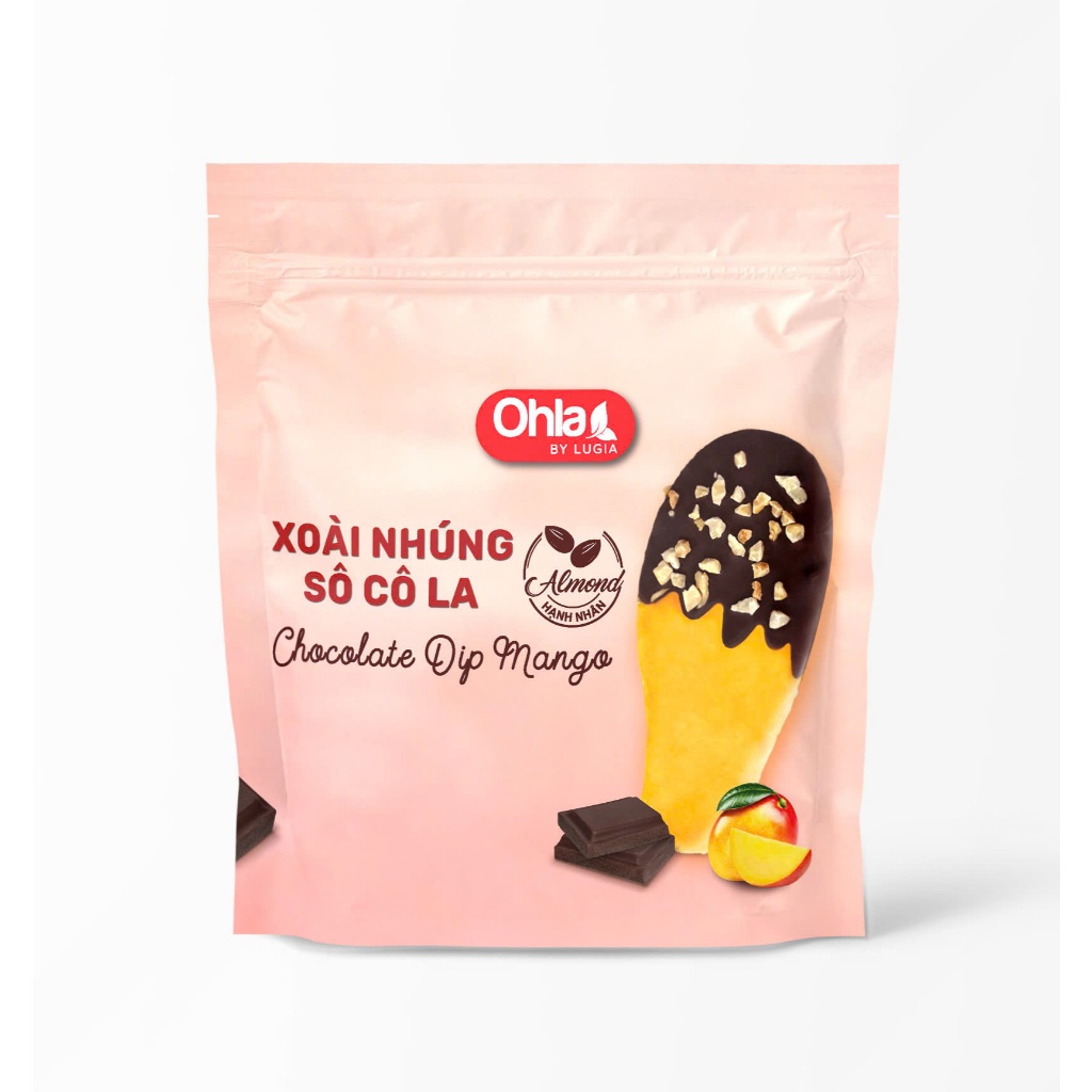 Ohla Almond Chocolate Dip Mango 100g | Shopee Malaysia
