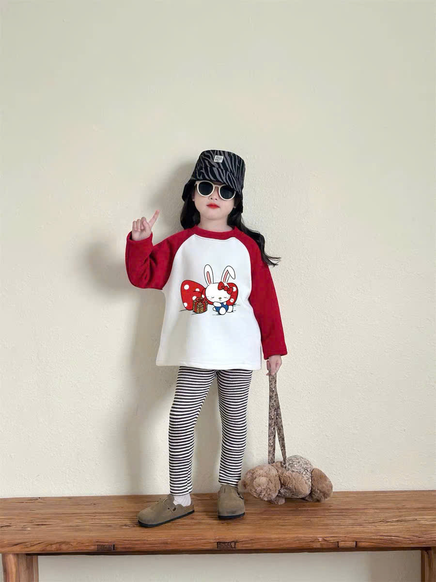 Long-sleeved autumn-winter clothes for girls from 8kg to 20kg | Shopee ...