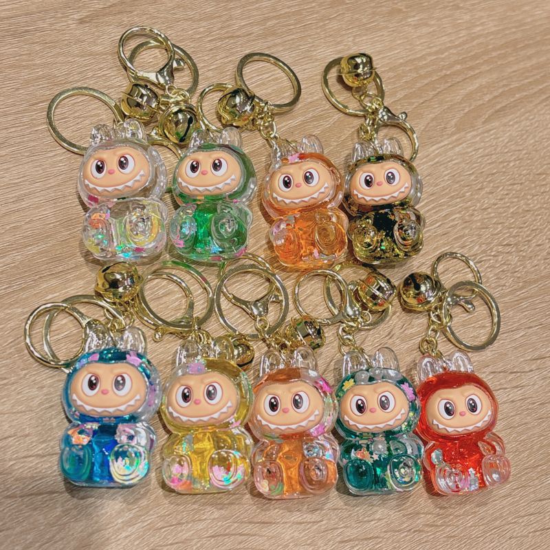 Very cute and colorful Labubu water keychain - POMI toys | Shopee Malaysia