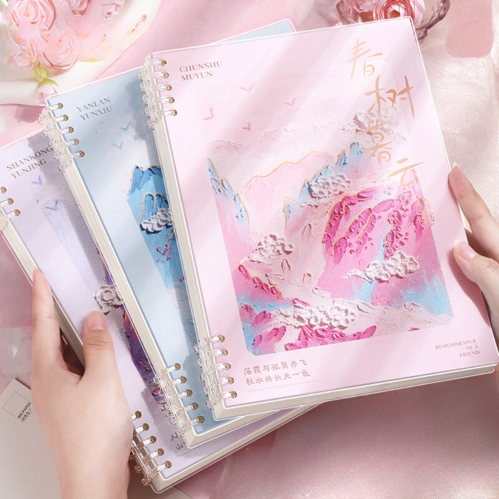 Pastel notebook can replace A5 B5 paper, 120 horizontal pages ...