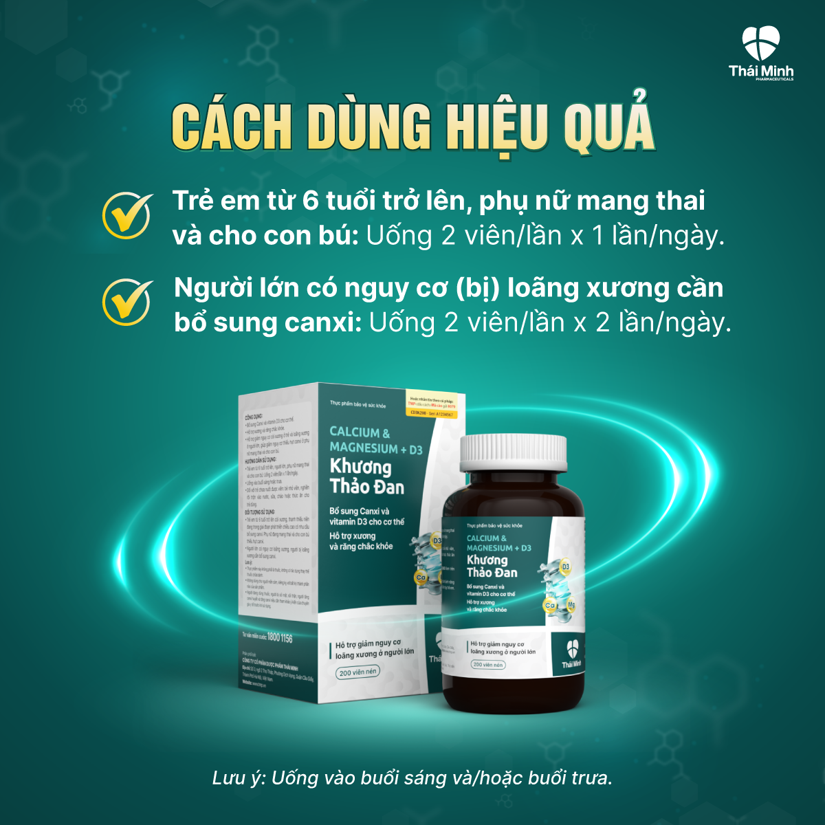 Khuong Thao Dan Calcium - Calcium Supplement - Supports Osteoporosis ...