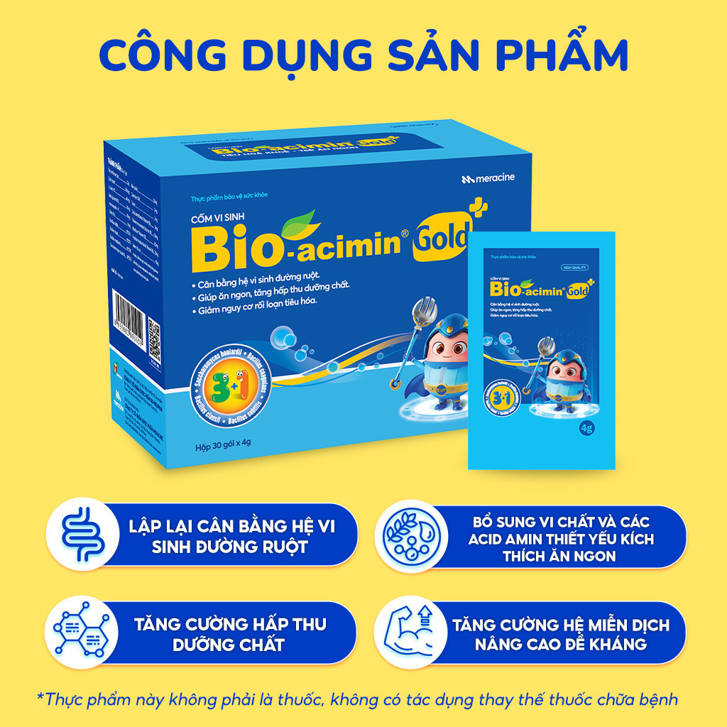 Bio acimin Gold microbial cereal helps children eat well and naturally ...