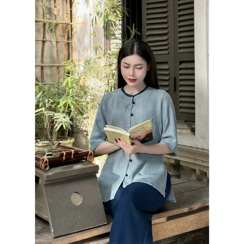 Beautiful women's temple clothes, temple clothes with wrapped buttons ...