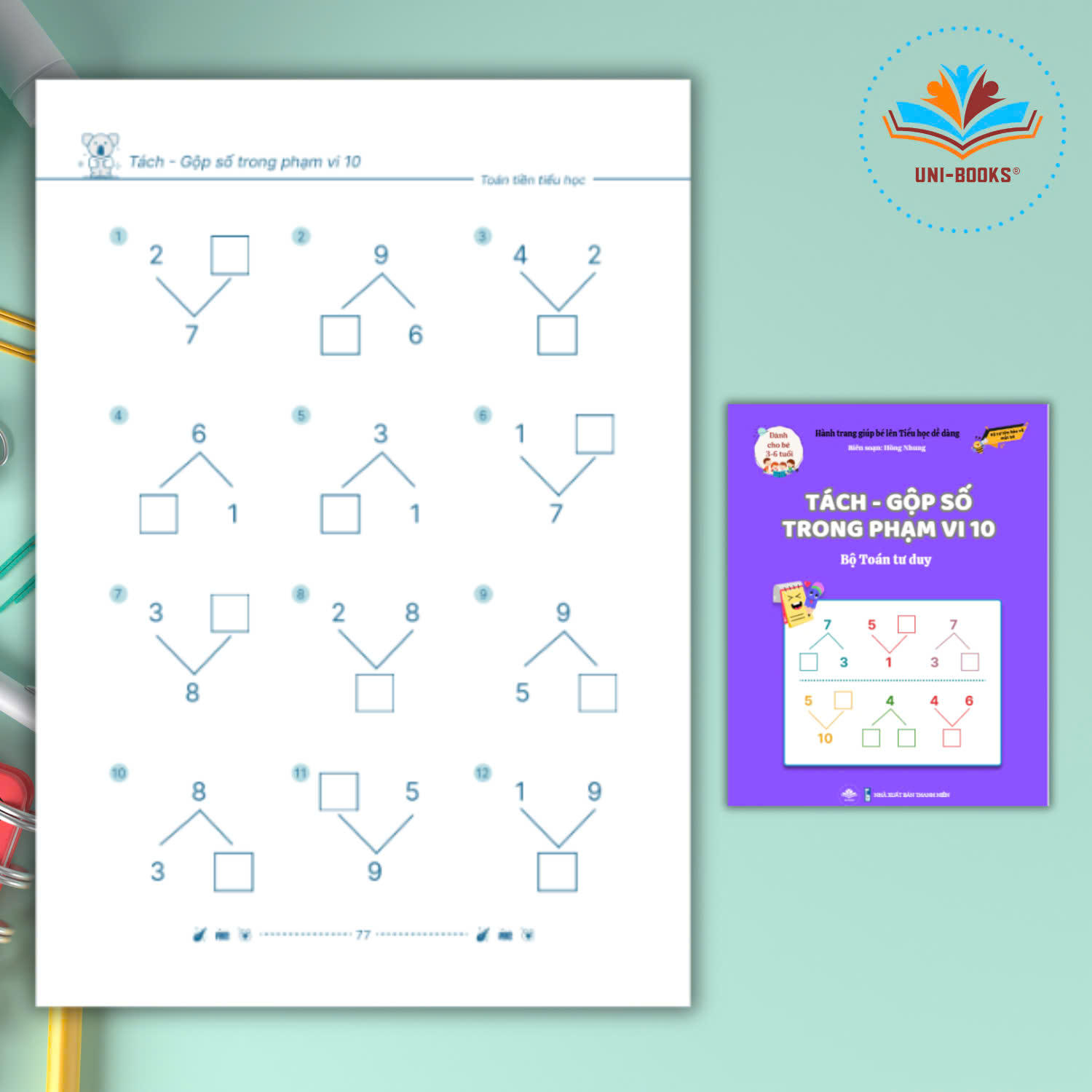Book - Separating Numbers Within 10 - Helping Children Confidently ...