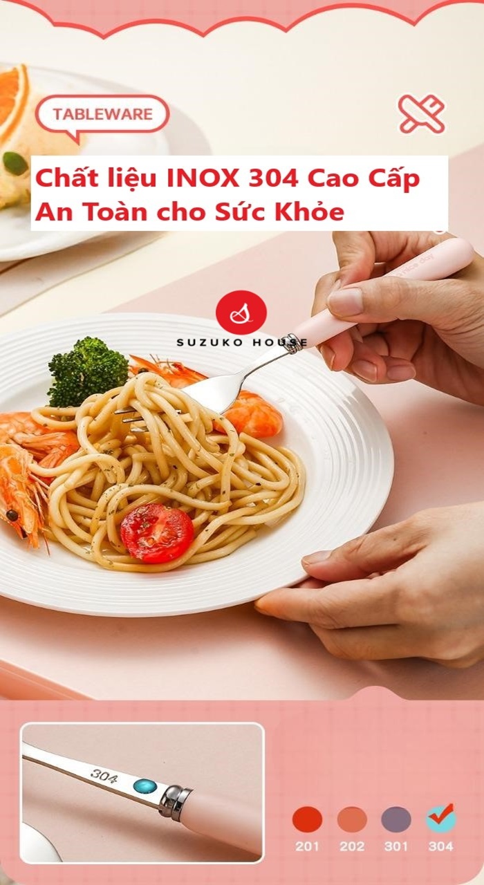 Bear RABBIT 304 Stainless Steel Spoon and Fork Set, SUZUKO HOUSE spoon ...