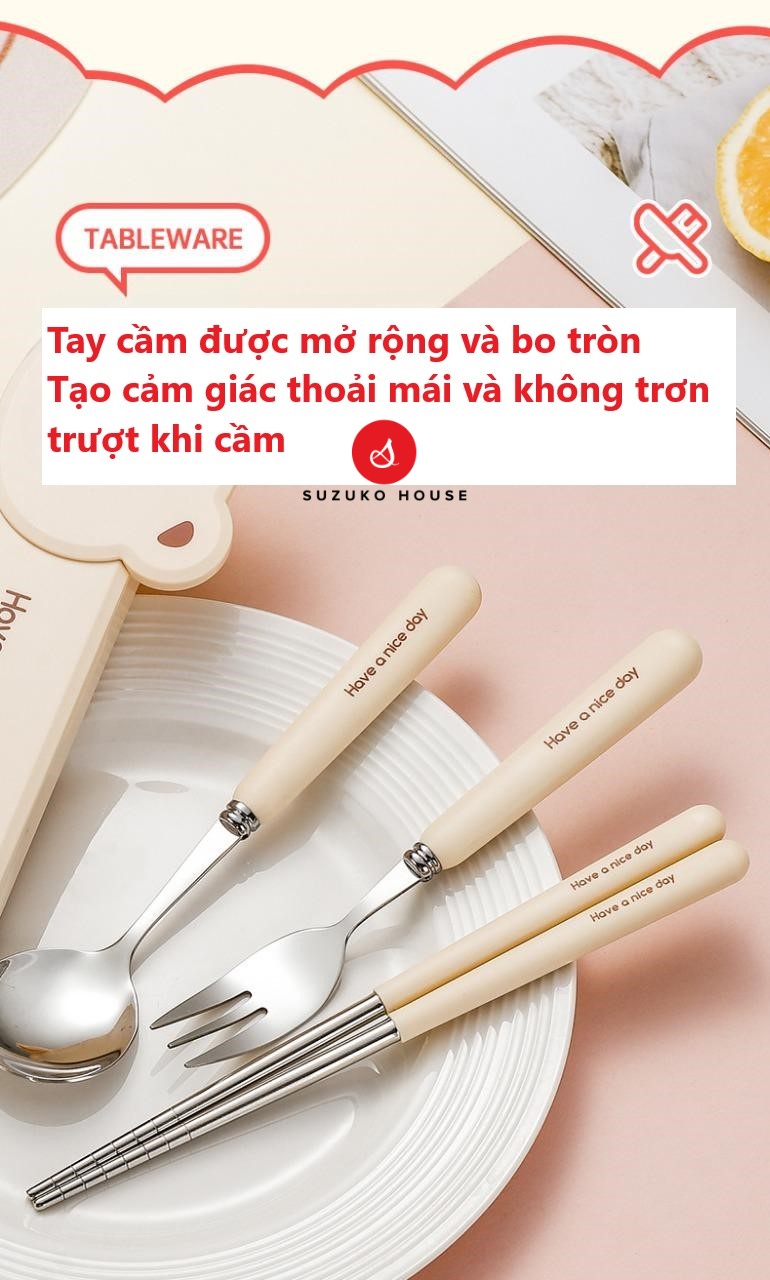 Bear RABBIT 304 Stainless Steel Spoon and Fork Set, SUZUKO HOUSE spoon ...