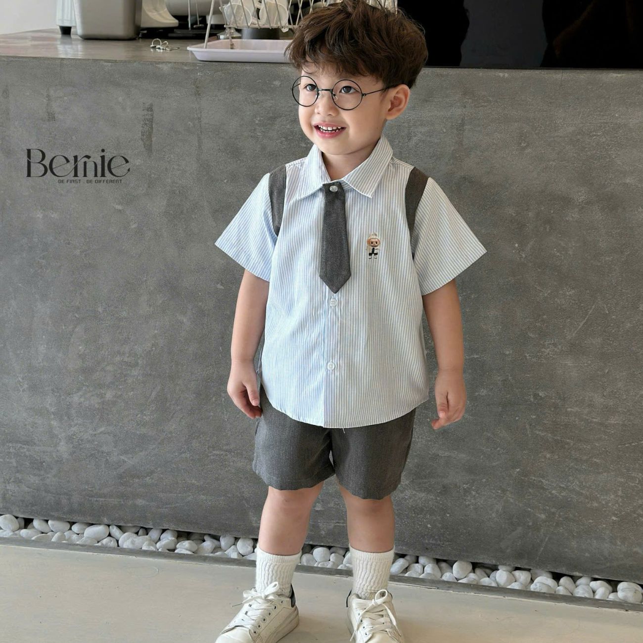 Bernie School Uniform Shirts With Bow Ties 0724B42 | Shopee Malaysia
