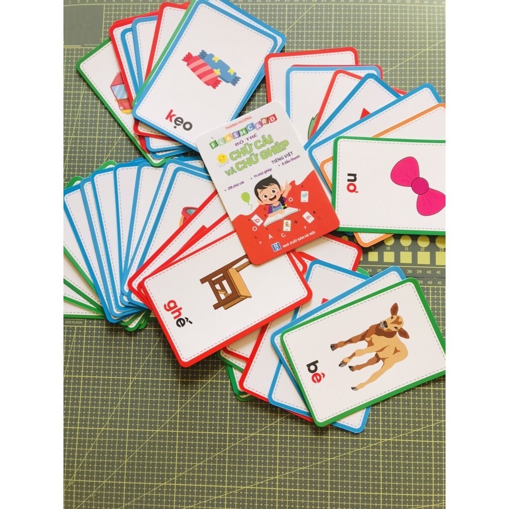 Flashcard - Set of Vietnamese Alphabet and Digraphs | Shopee Malaysia