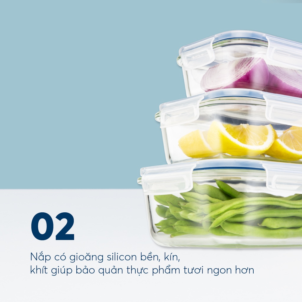 Nikko Inochi glass box - Luxurious, safe, retains flavor Piece food ...