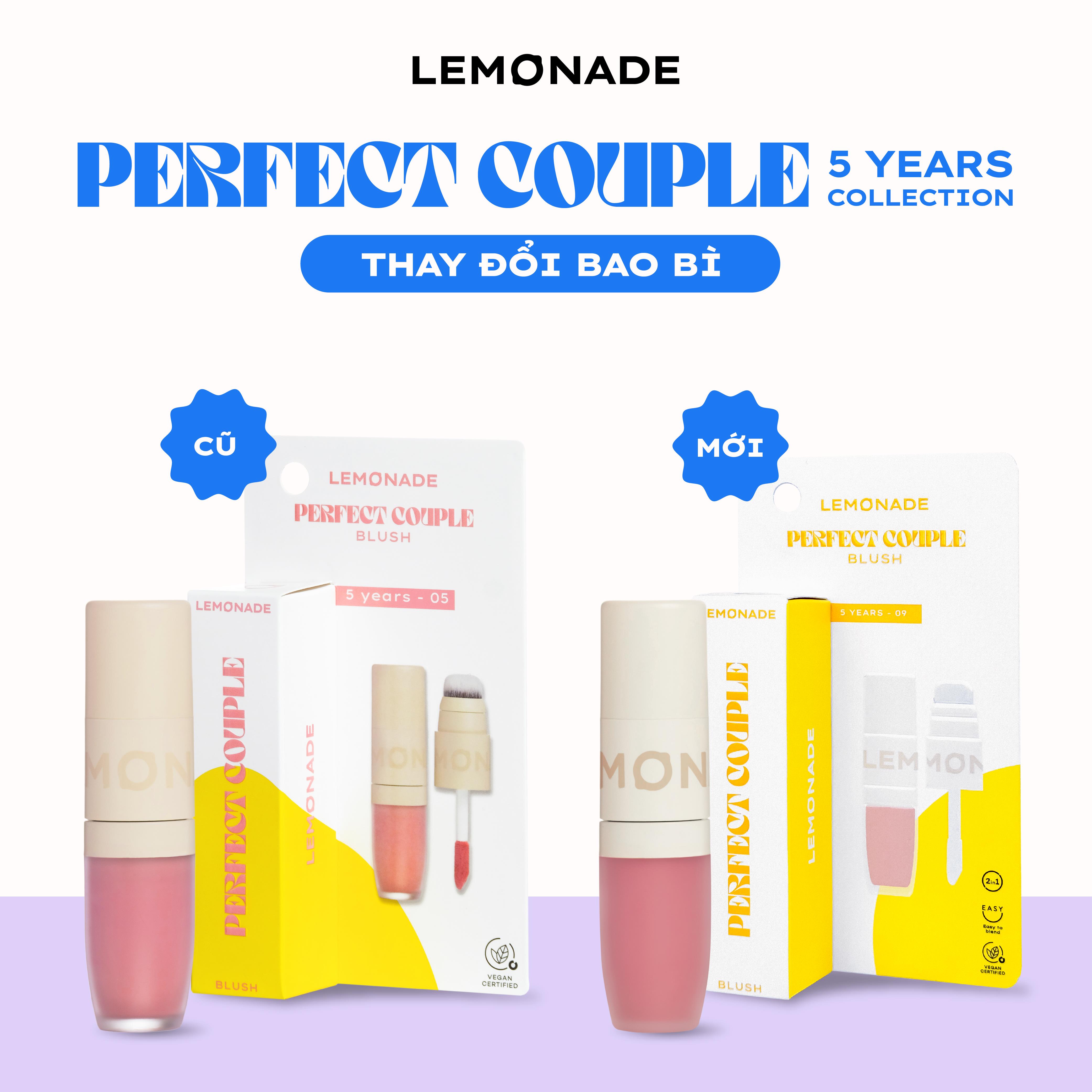 Combo Lemonade Perfect Couple Blush (8,5g) and Matte Addict Concealer ...