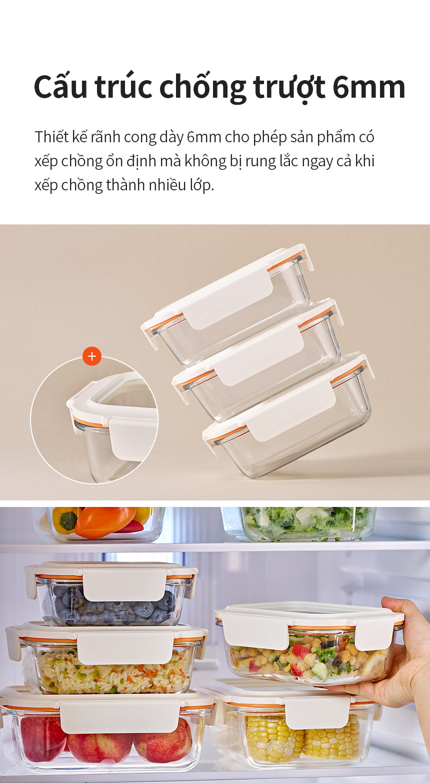 LocknLock The Cube glass container with many capacities | Shopee Malaysia