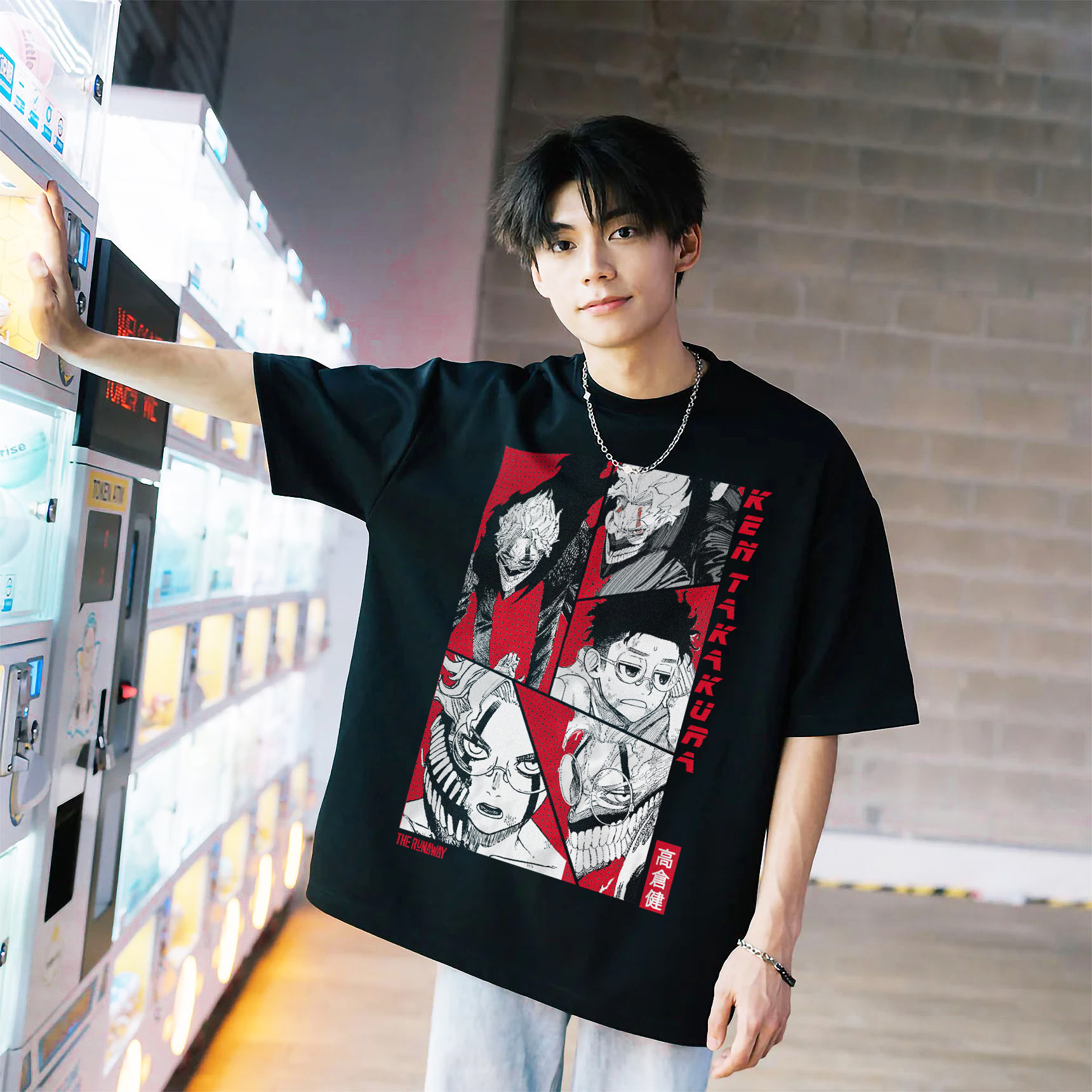 Dandadan T-Shirt: Ken Takakura Collage 100% Cotton Men / Women by The ...