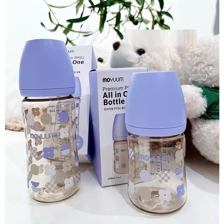 Moyuum LUCKY 4-LEAF GRASS MILK BOTTLE 170ML -270ML | Shopee Malaysia