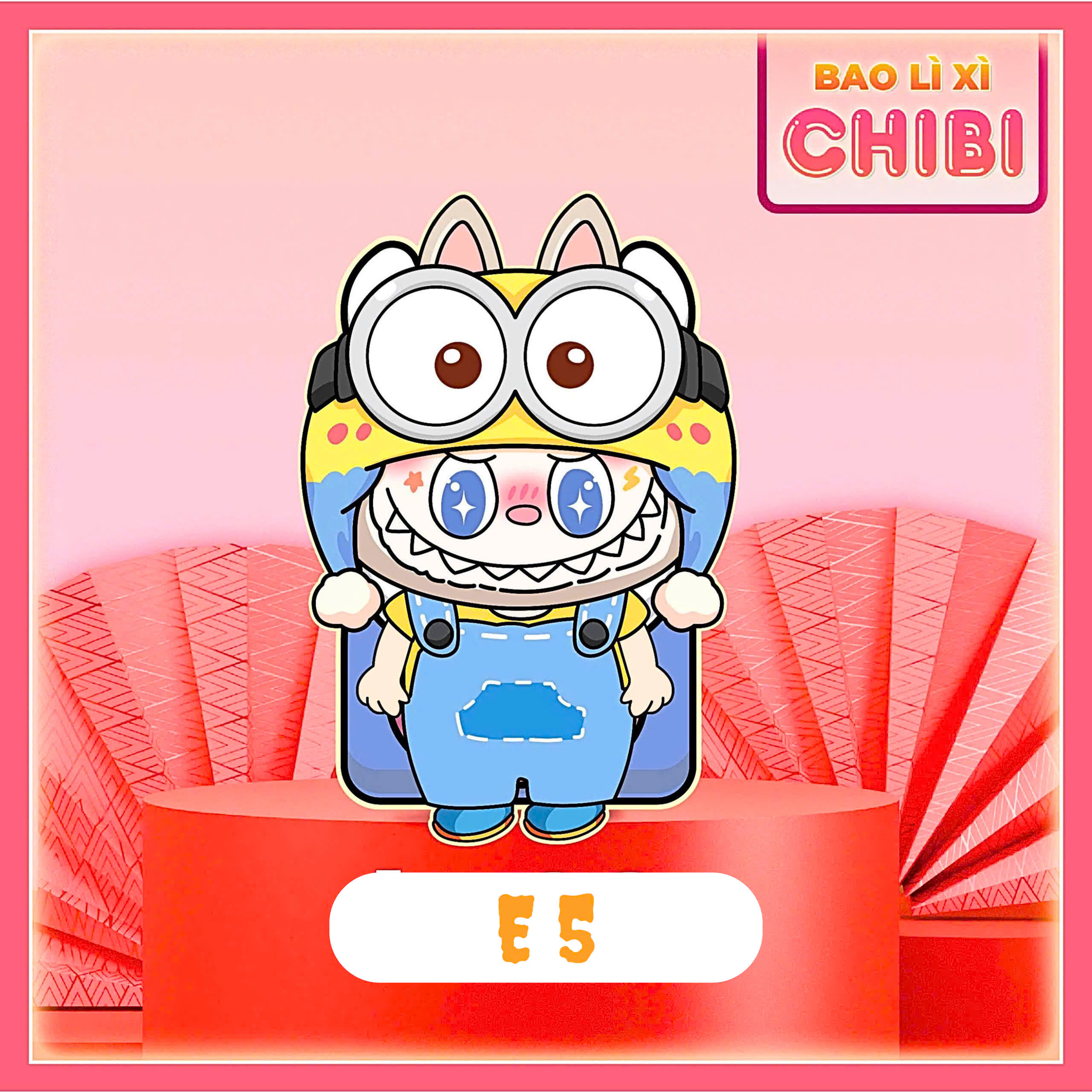 Combo 100 Lixi Envelopes Cartoon Chibi Red Envelopes CNY At Ty 2025 ...