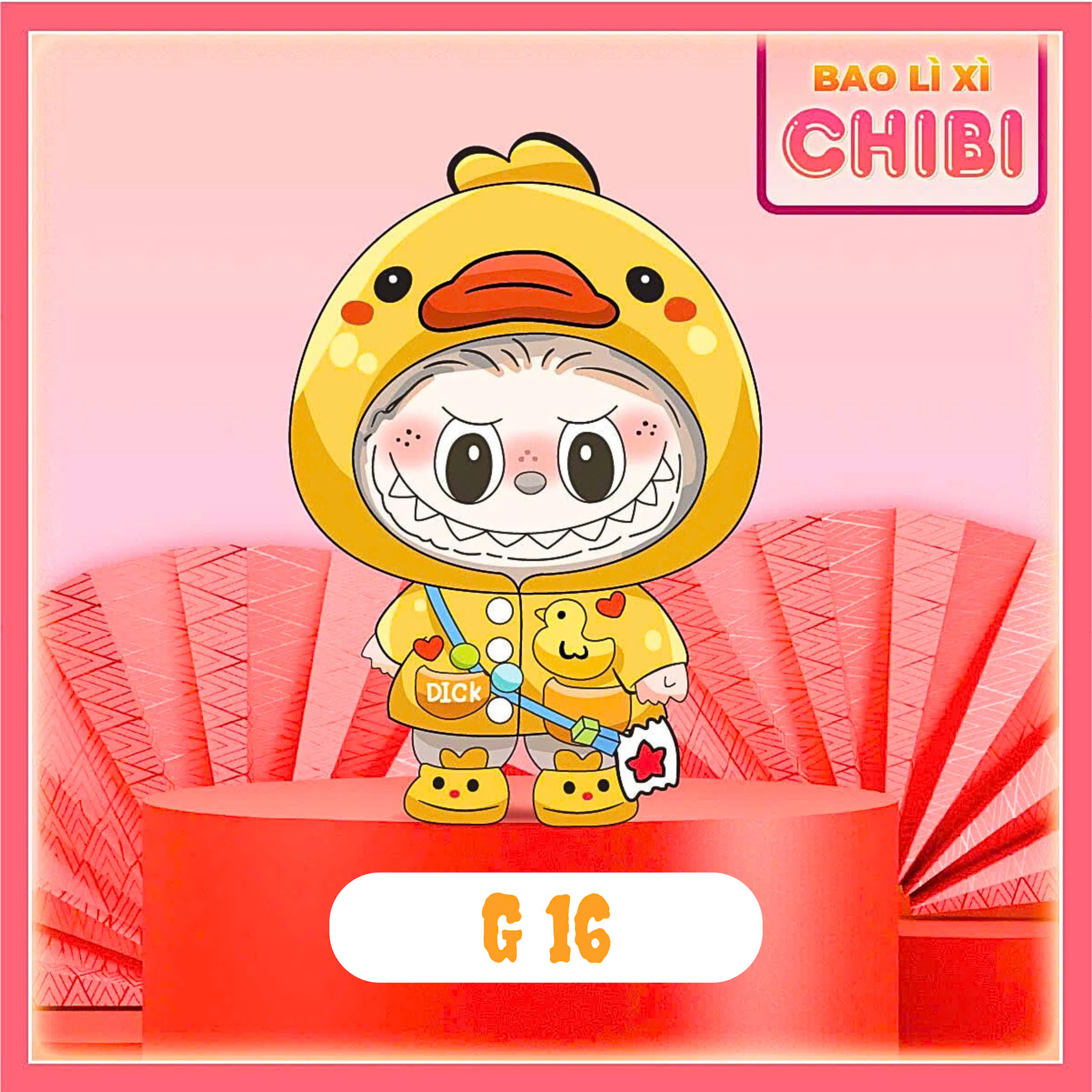 Combo 100 Lixi Envelopes Cartoon Chibi Red Envelopes CNY At Ty 2025 ...