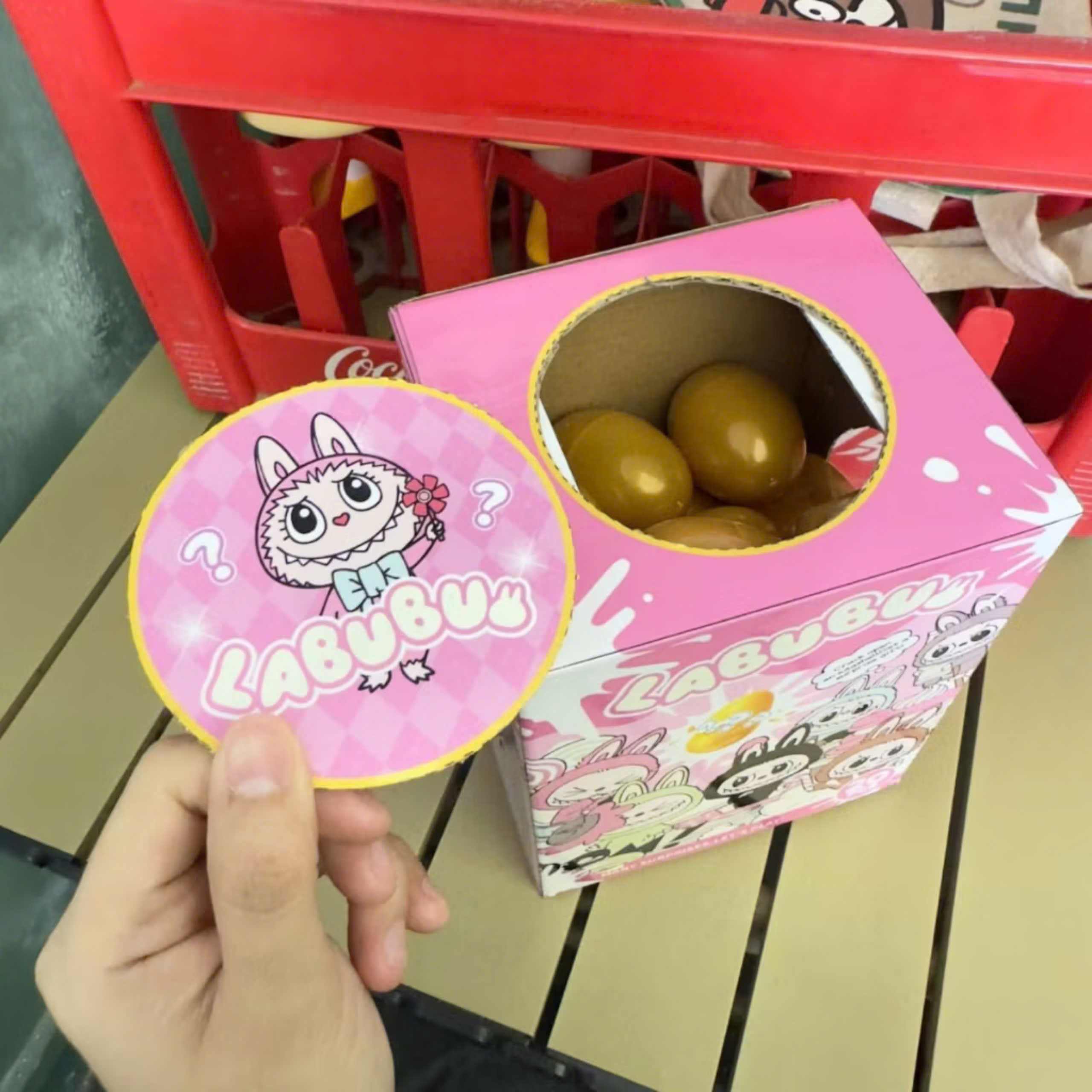 Kuromi labubu capybara blindbox egg beater box creates a surprise for ...