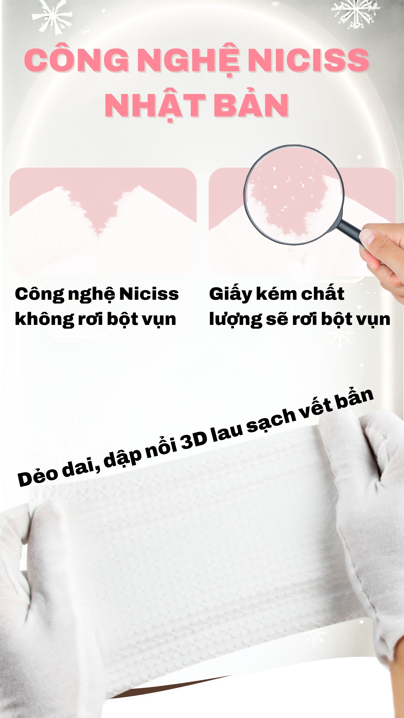 Japanese Minibear premium tissue paper, box of 30 packs, 4 thick layers ...