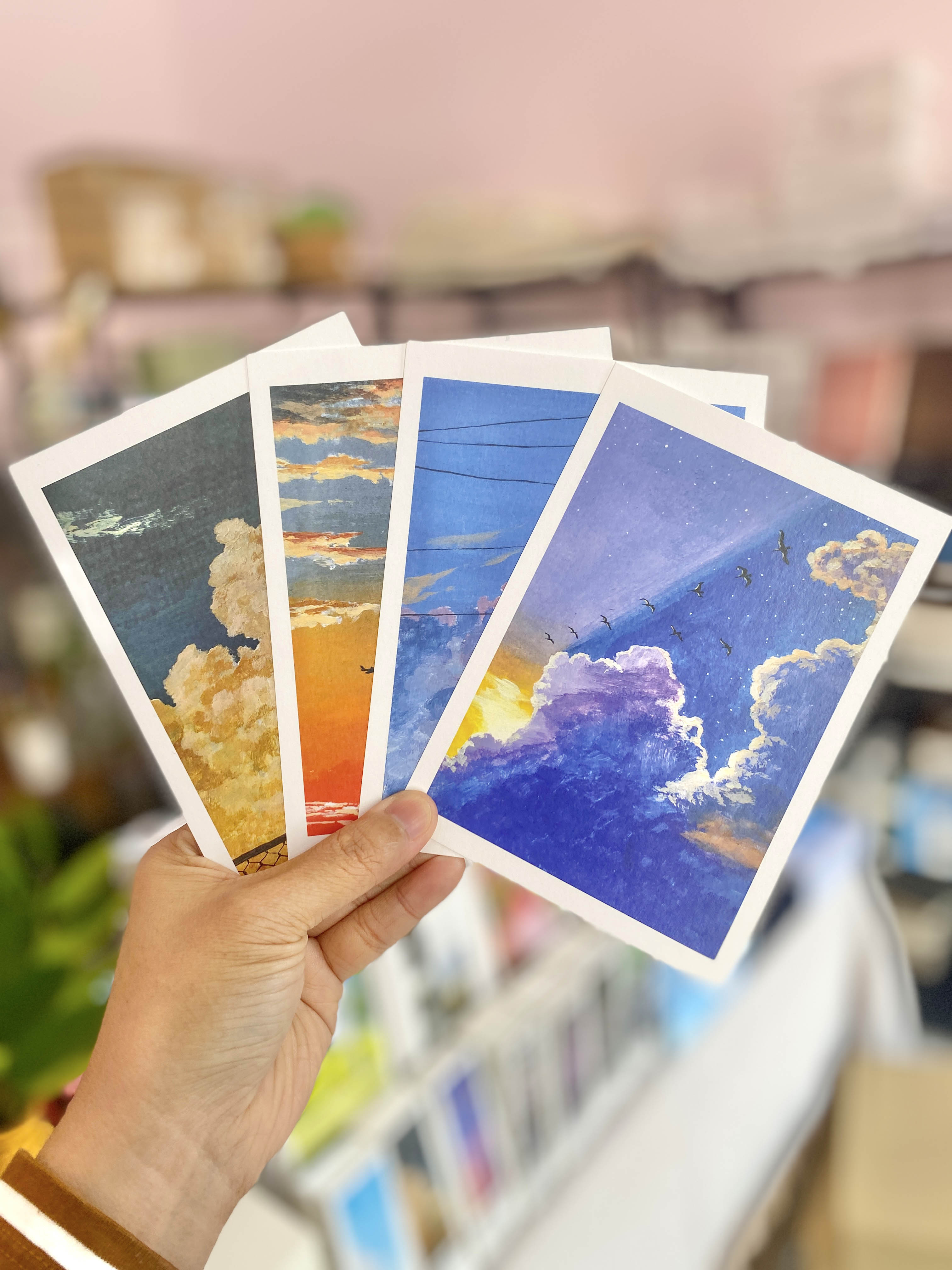 Postcards with many designs - set of 8 different designs - STHM ...