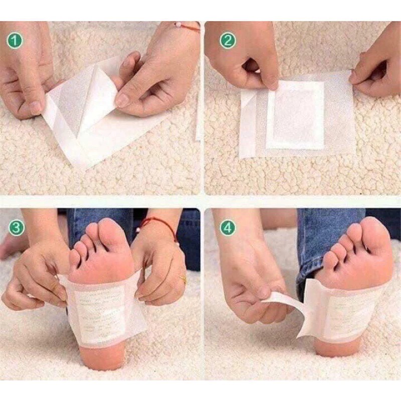 (1 Piece To try) Kenko To Plan Natural Foot Sheet Japanese Detox Patch ...