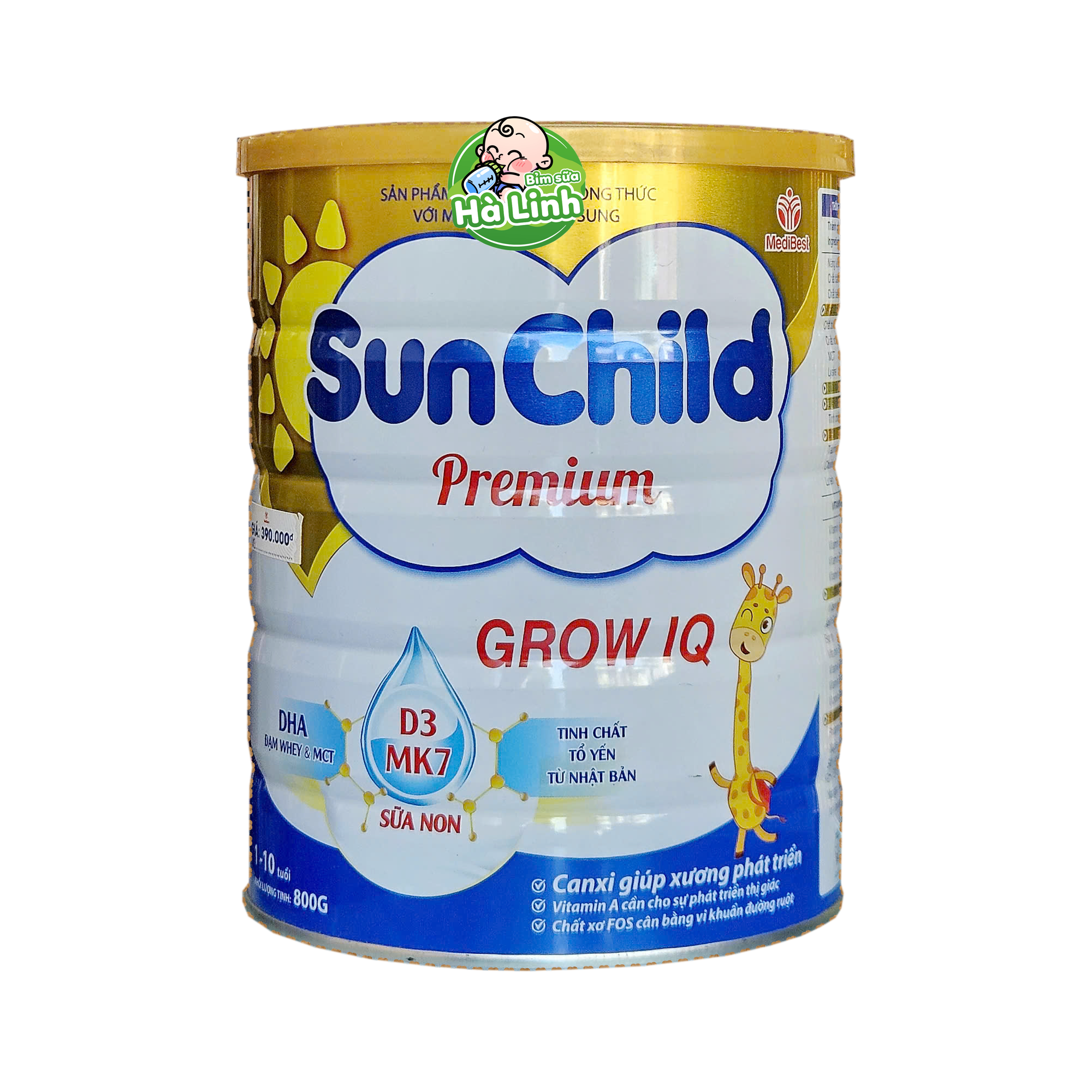 Sunchild Grow IQ Milk Box 800g for Height and Brain Development ...