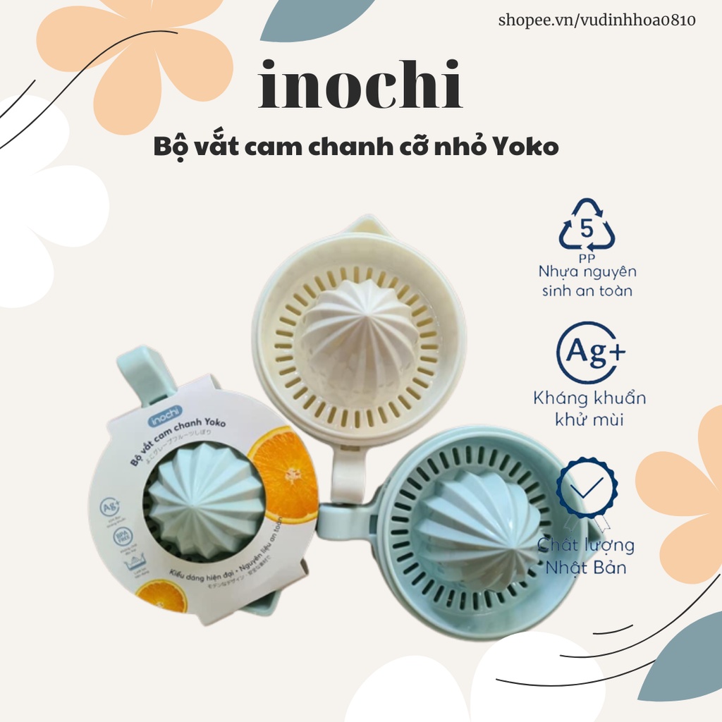 Yoko INOCHI manual orange and lemon squeezer Small with plastic filter ...
