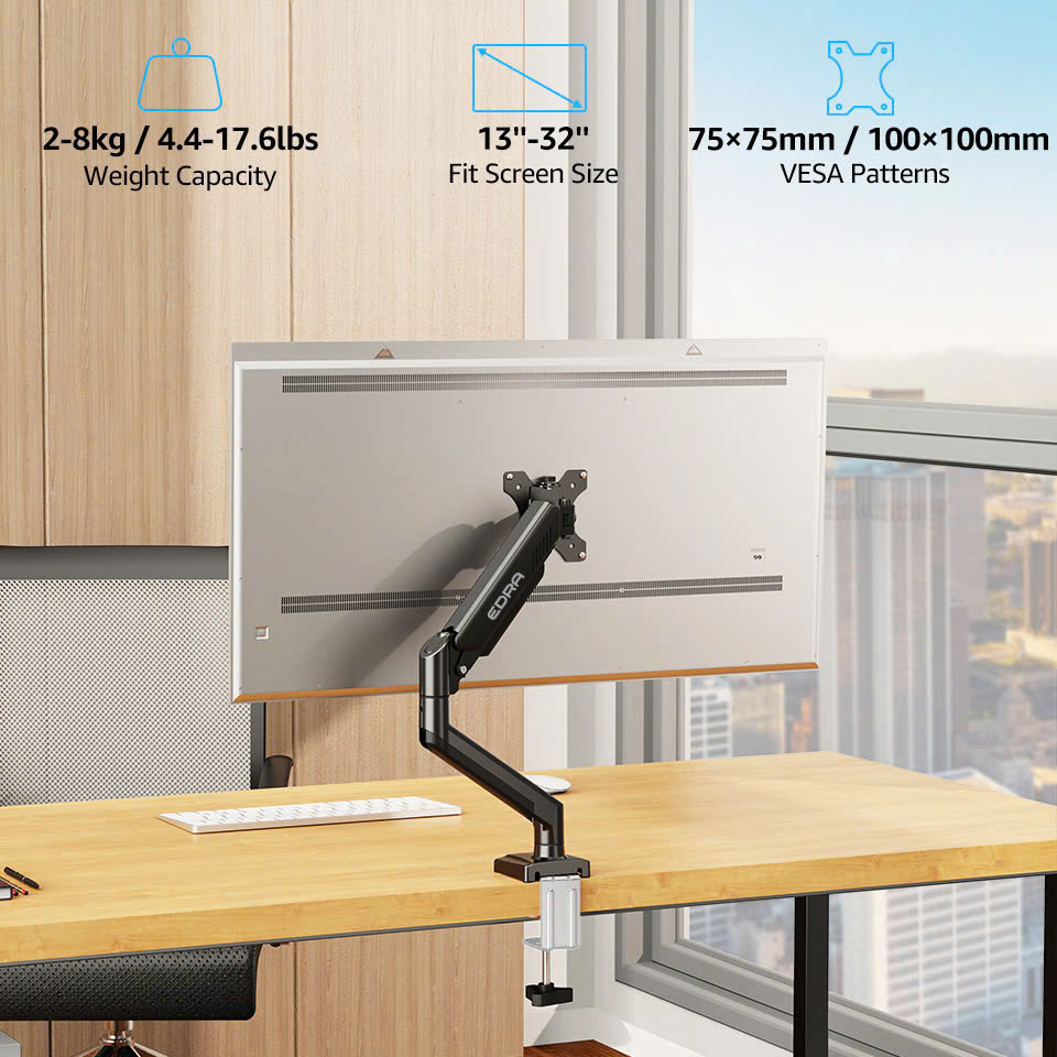 Edra EMA7303 monitor stand Arm (Screen support: 22 - 34 inches ...