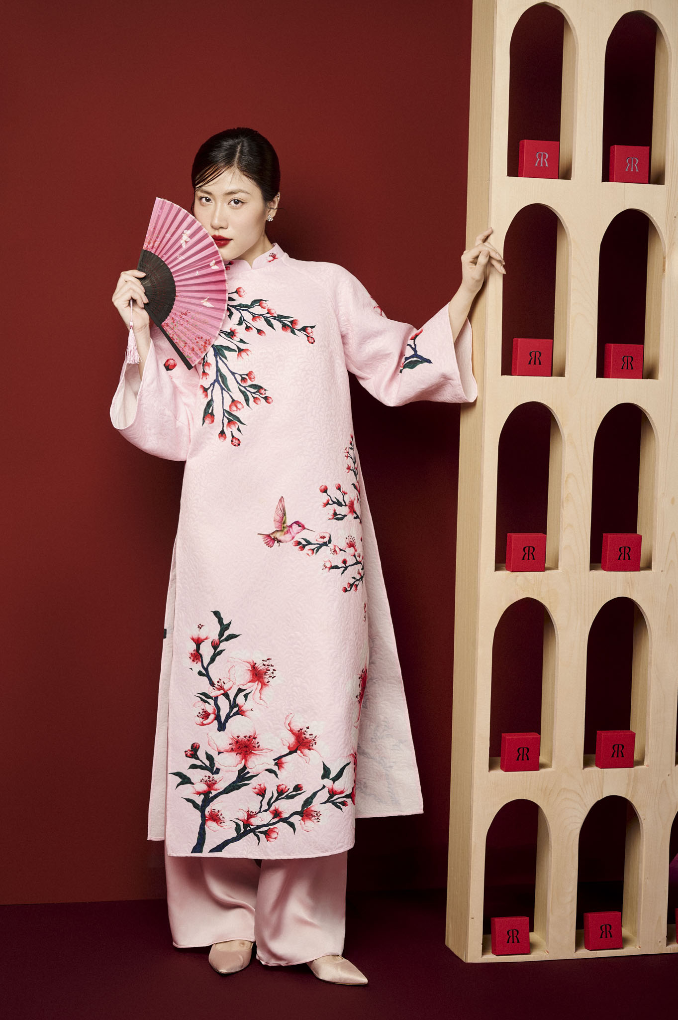 RAP - Chieu Cat Hong Ao Dai - FS | Shopee Malaysia