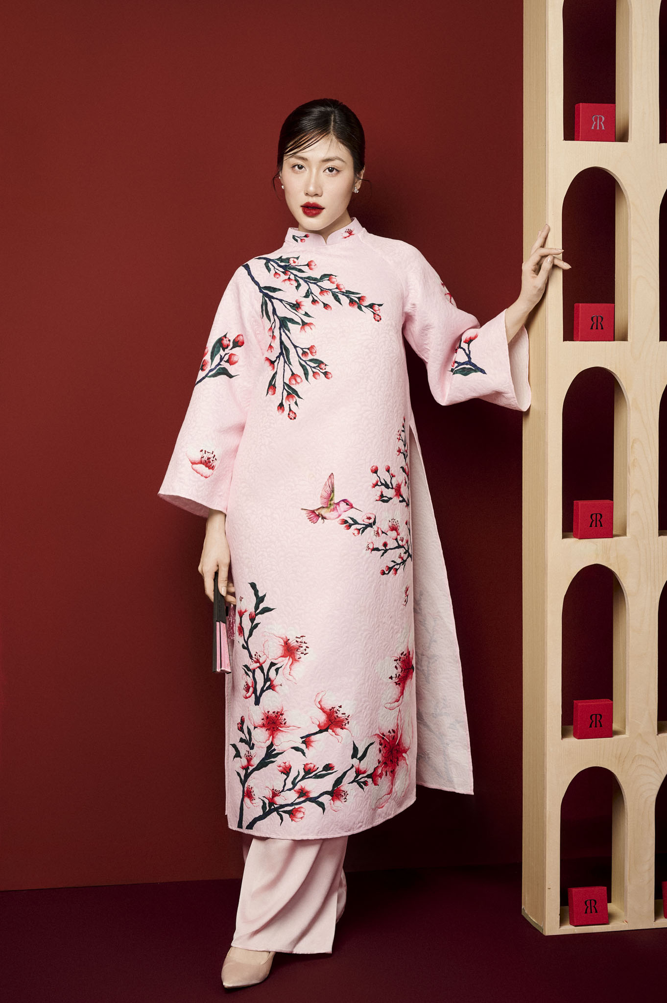 RAP - Chieu Cat Hong Ao Dai - FS | Shopee Malaysia