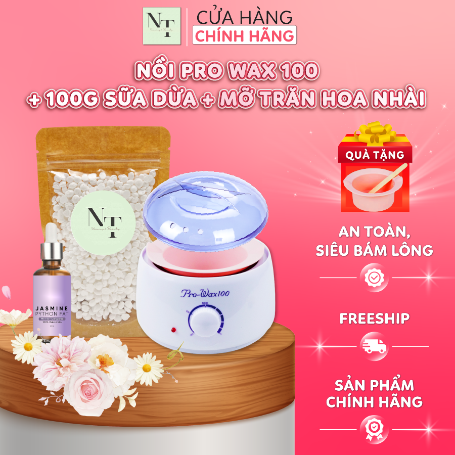 New Generation Prowax100 Wax Cooking Pot Combo NT WAXING + 100Gr Super ...