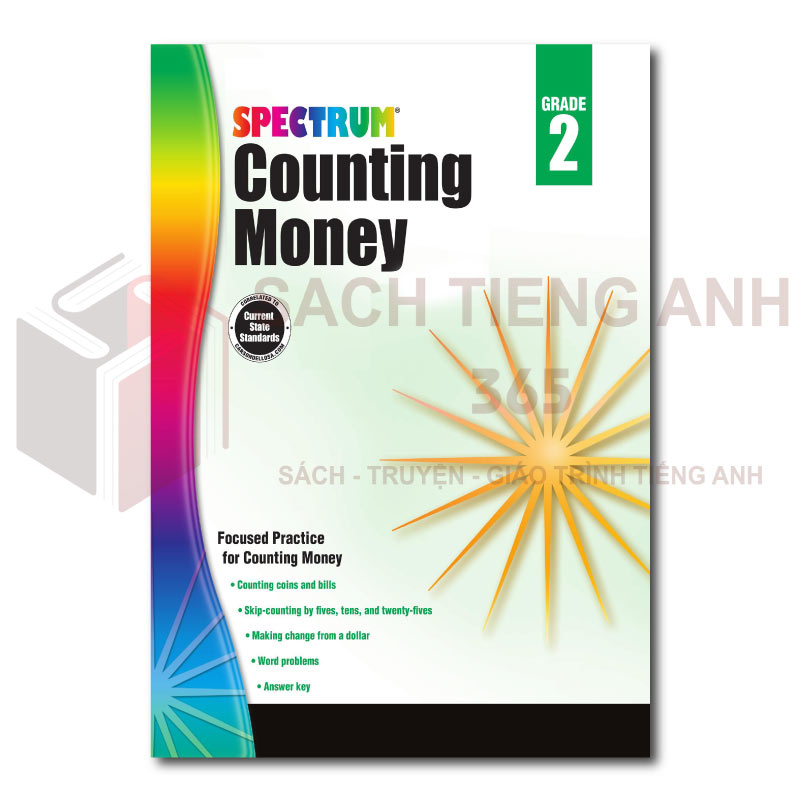 Book - Spectrum - Counting Money Grade 2 - A4 size in color | Shopee ...